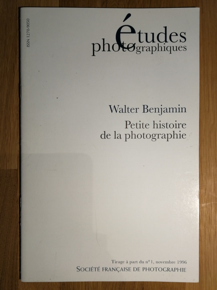 Walter Benjamin - Petite histoire de la photographie. - Penser la ...